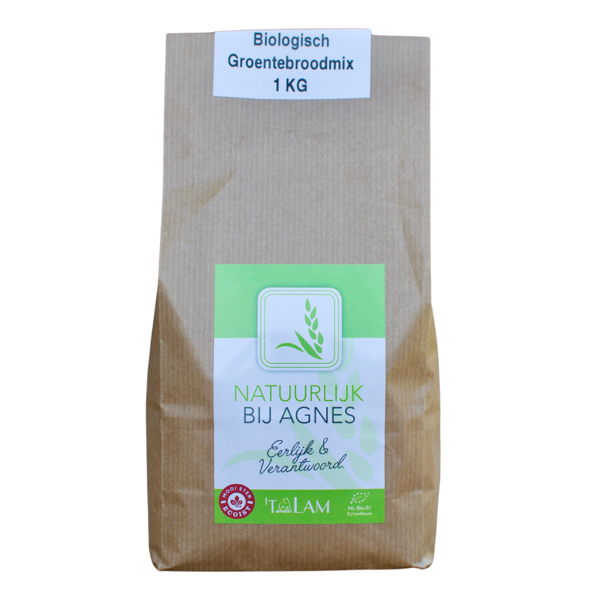 Groentebroodmix- biologisch – Natuurlijk bij Agnes